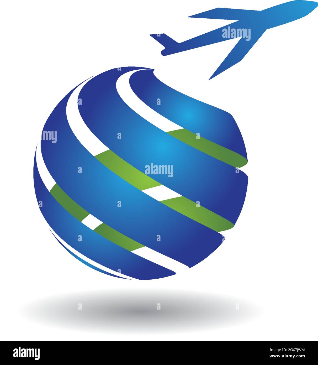 Plane logo vector template Stock Vector Image & Art - Alamy