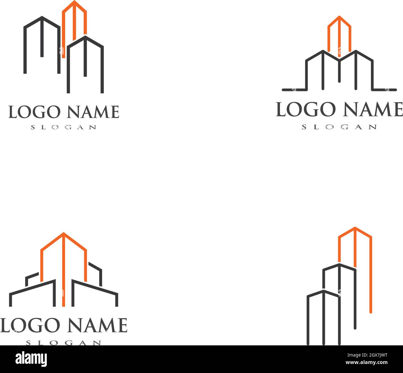 city logo vector illustration in flat design Stock Vector Image & Art ...