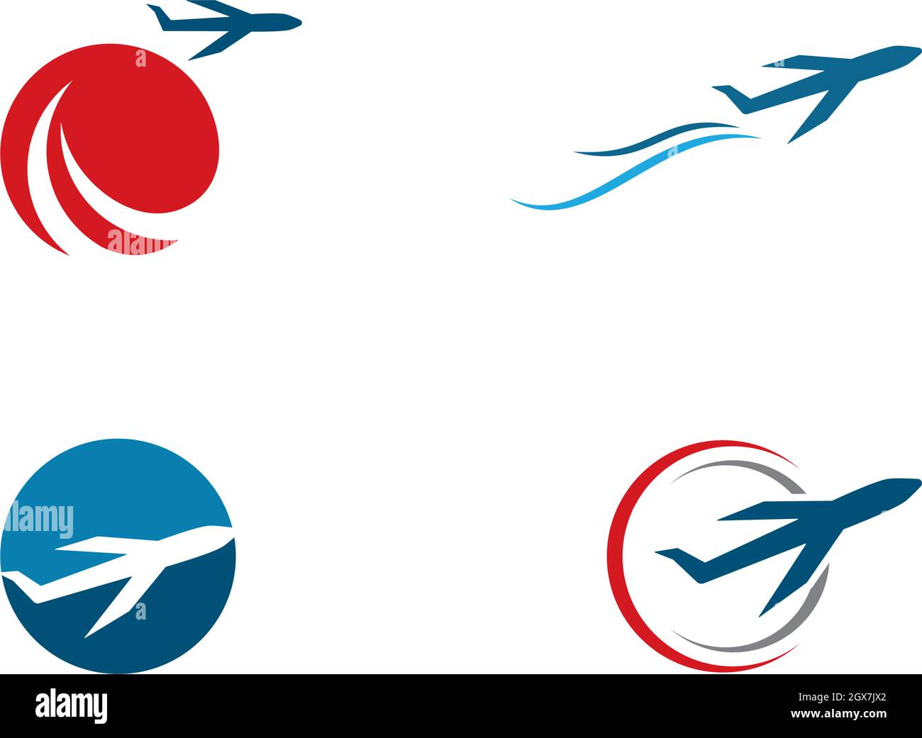 Plane logo vector template Stock Vector Image & Art - Alamy