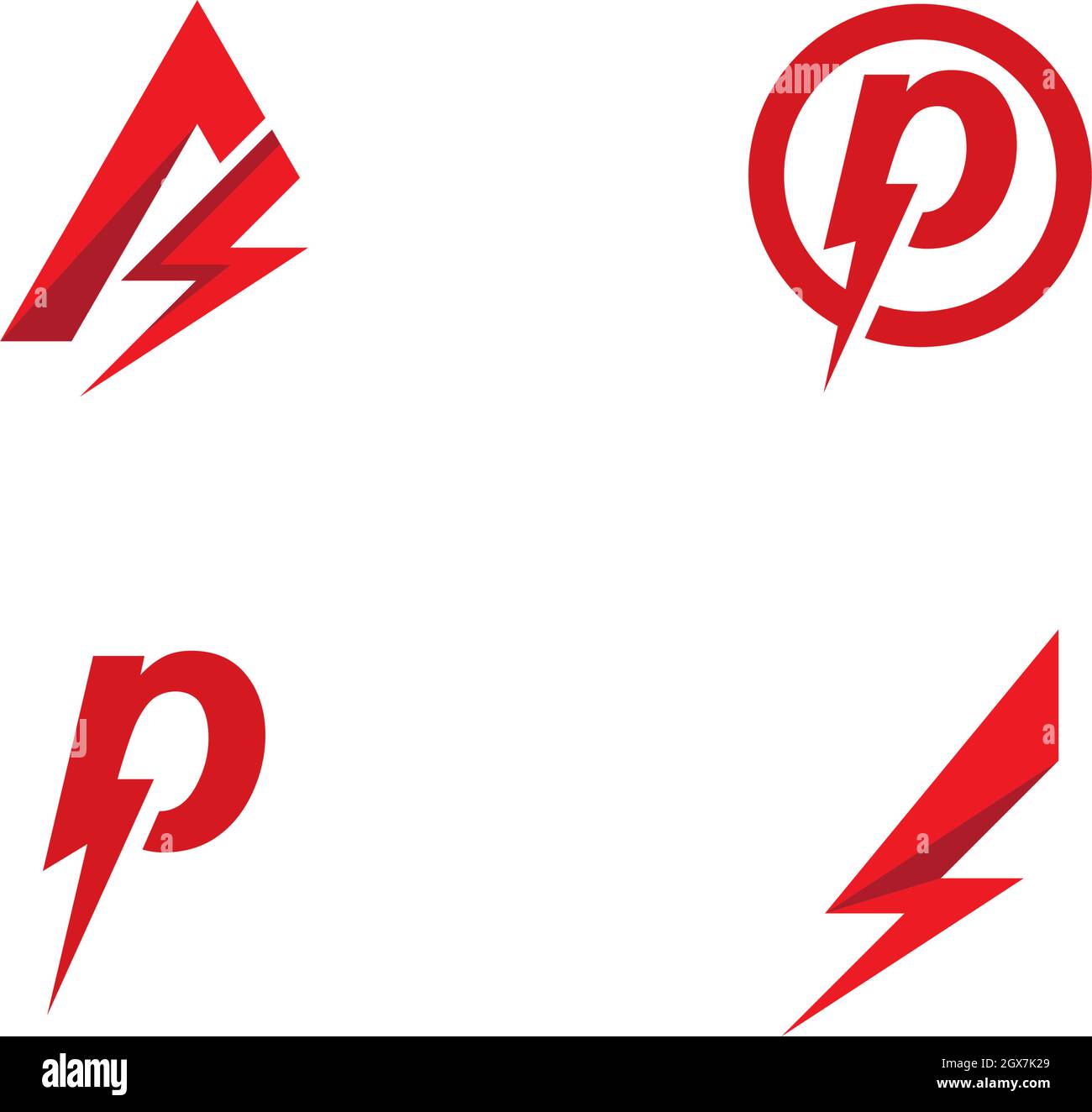 Lightning logo vector vectors hi-res stock photography and images - Alamy