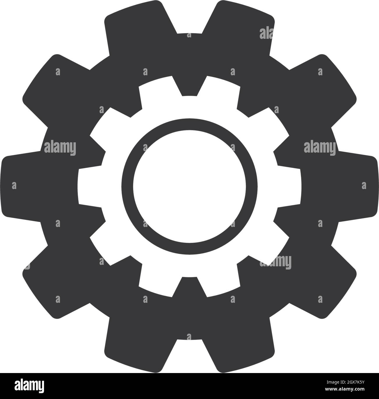 Gear vector icon illustration template design Stock Vector Image & Art ...