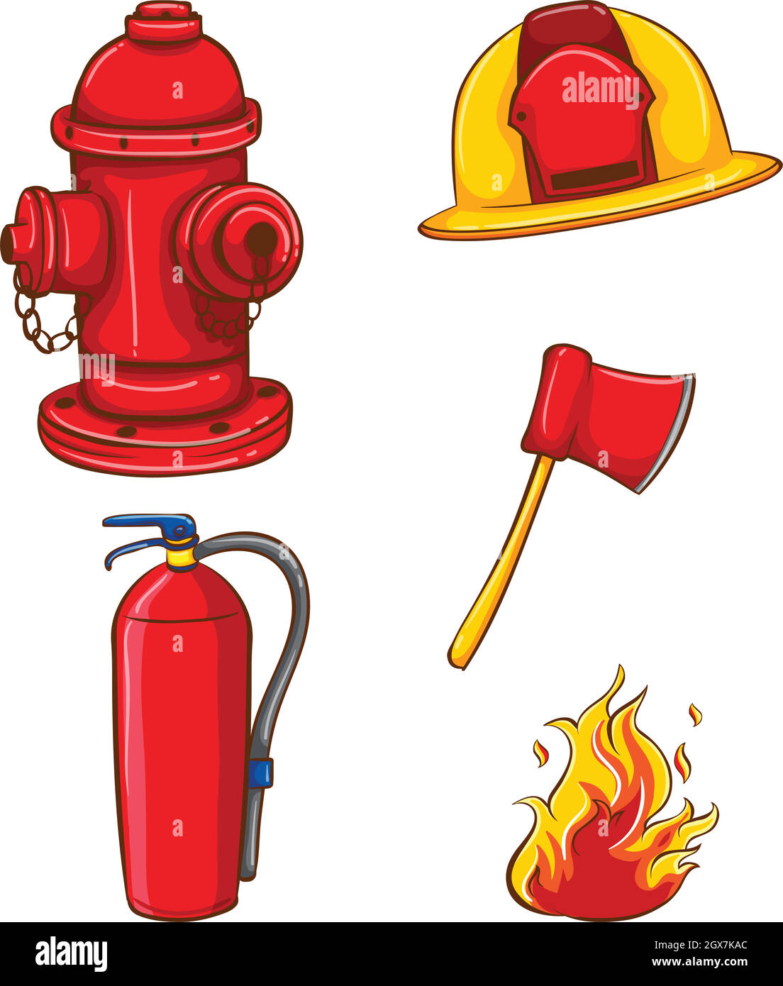 Fireman Equipment Clip Art Equipment Fireman Stock Illustrations