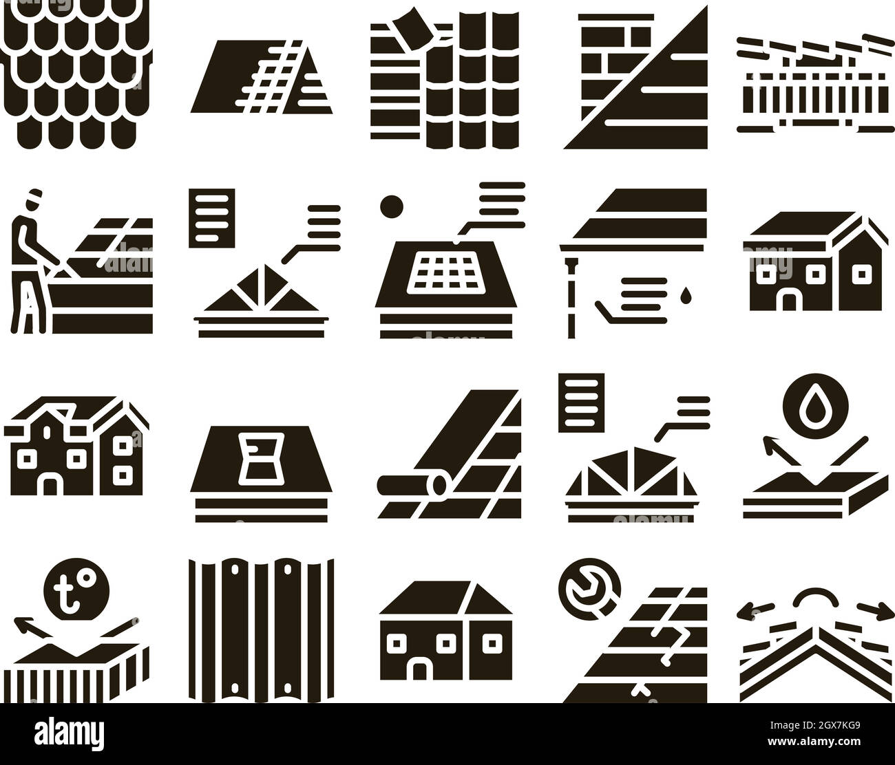 Real estate black glyph Stock Vector Images - Alamy