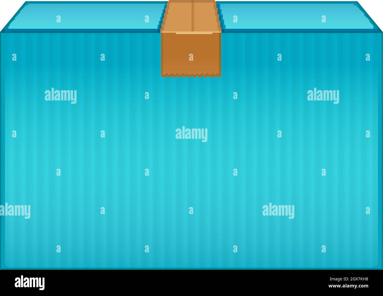 Cardboard box packaging on Stock Vector Images - Alamy