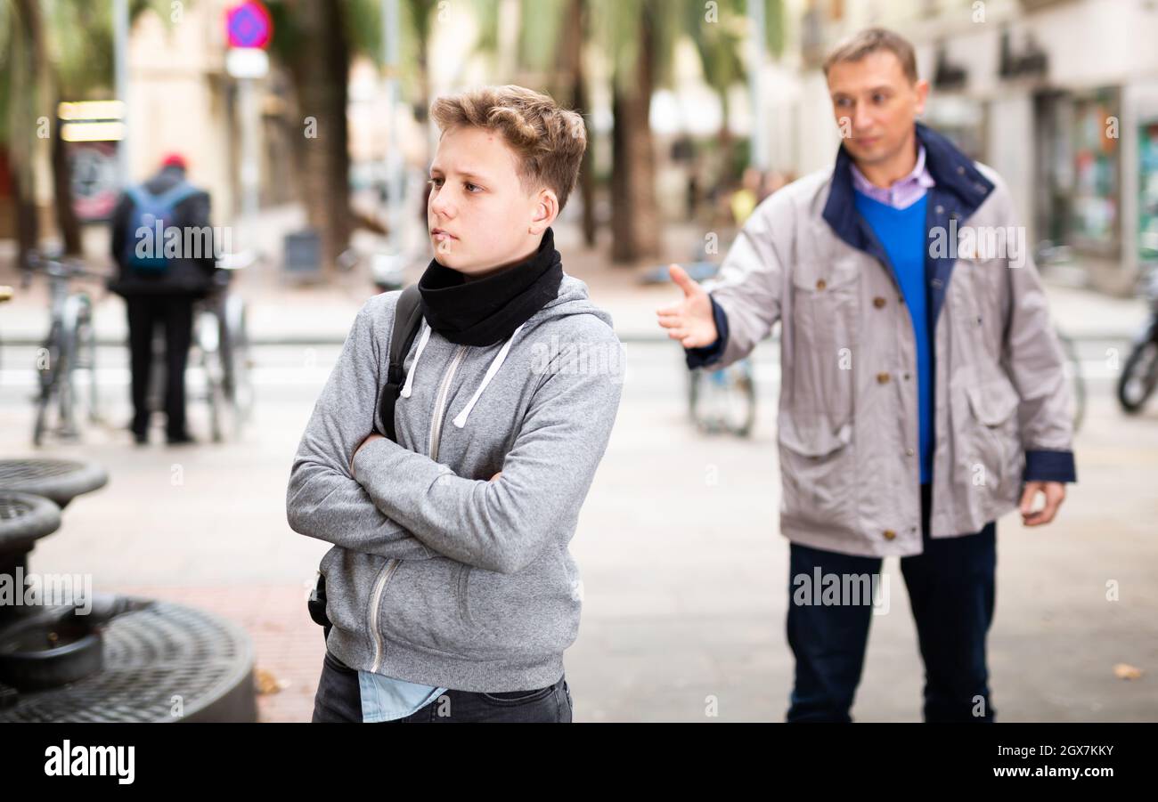 Scolded teen hi-res stock photography and images - Alamy