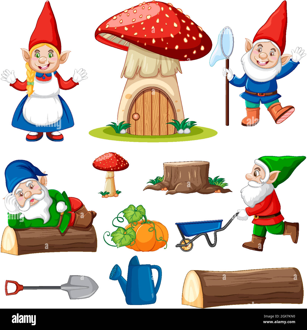 Gnom Stock Vector Images - Alamy