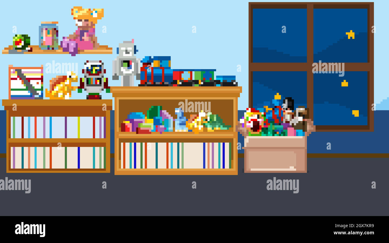 Living room in home Stock Vector Images - Alamy