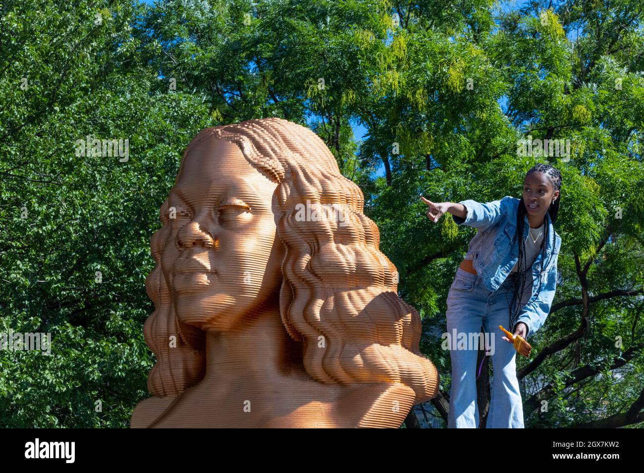 Statue Of The Police Death Violence Victims Placed At Union Square NYC ...