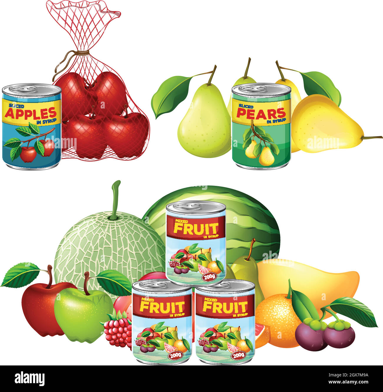 A fresh fruit the fruits Stock Vector Images - Alamy