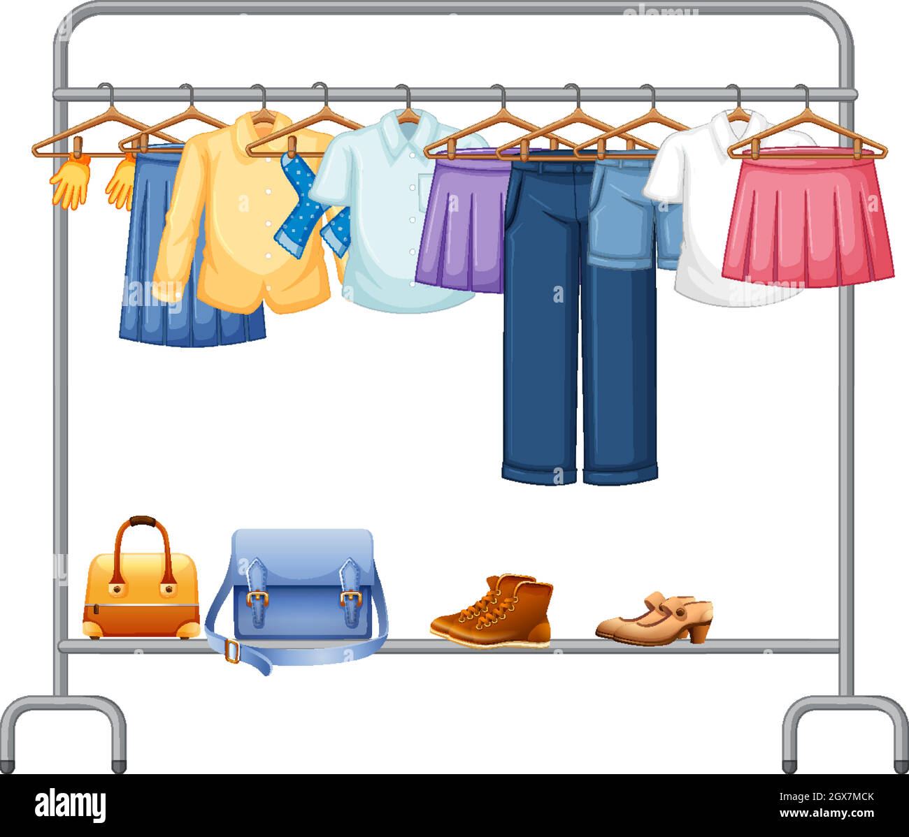 Outfit display Stock Vector Images - Alamy