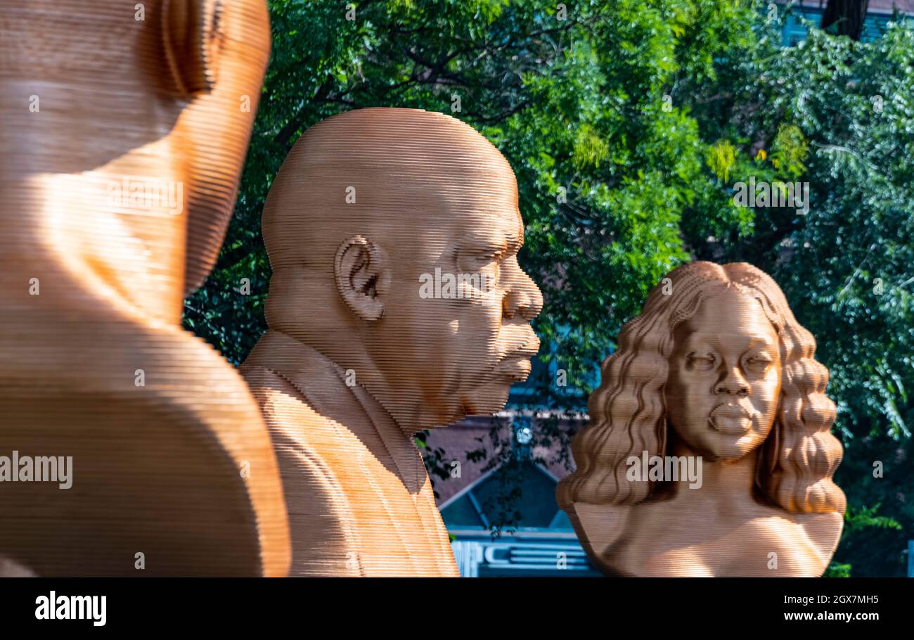 Statue Of The Police Death Violence Victims Placed At Union Square NYC ...