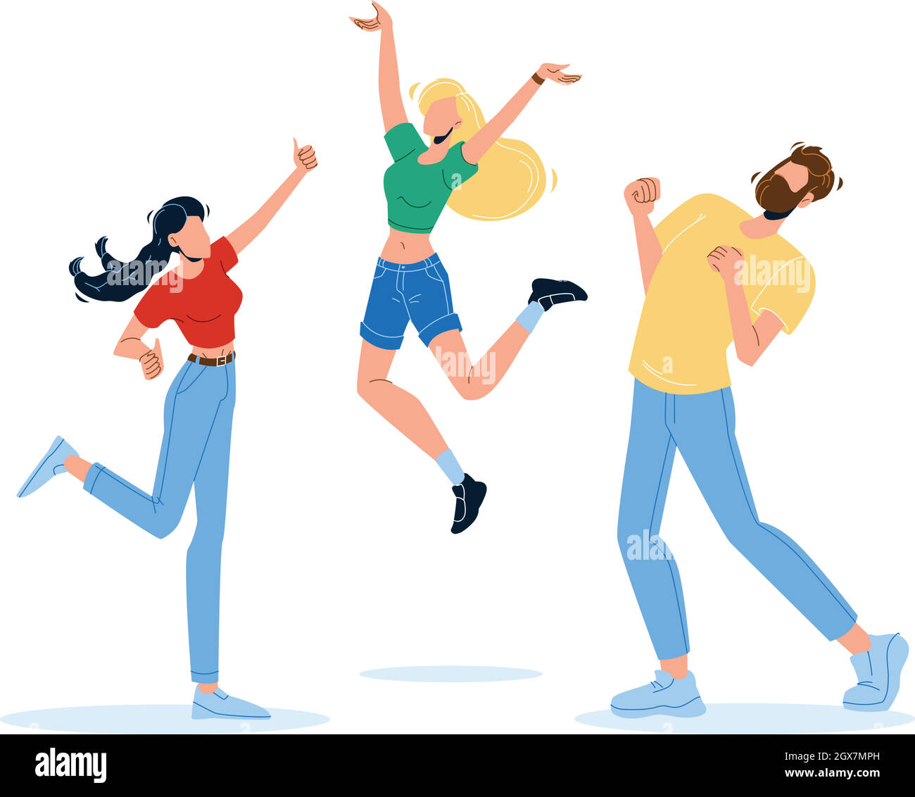 Very Happy Person Jumping