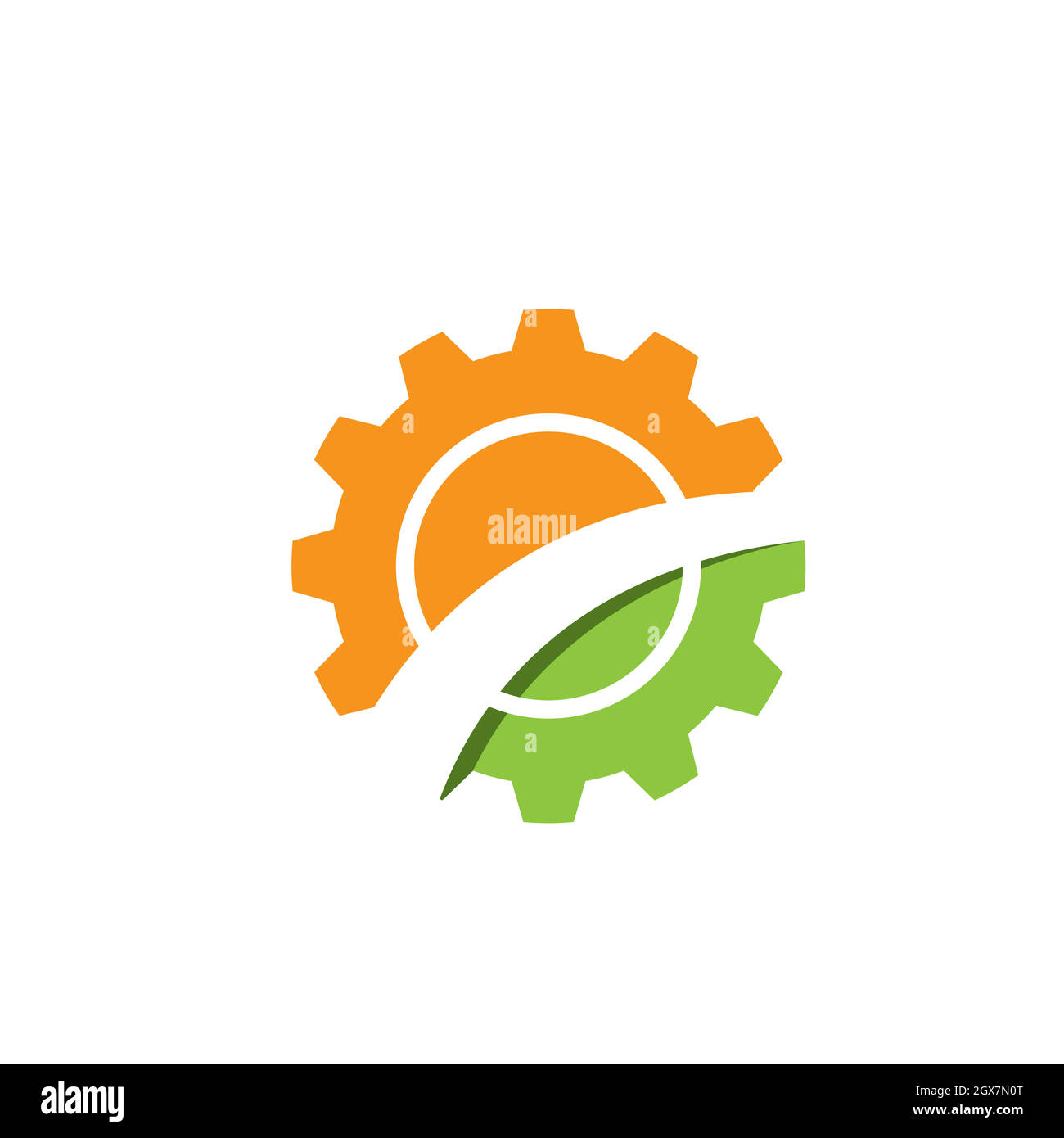 Creative gear abstract vector logo hi-res stock photography and images ...