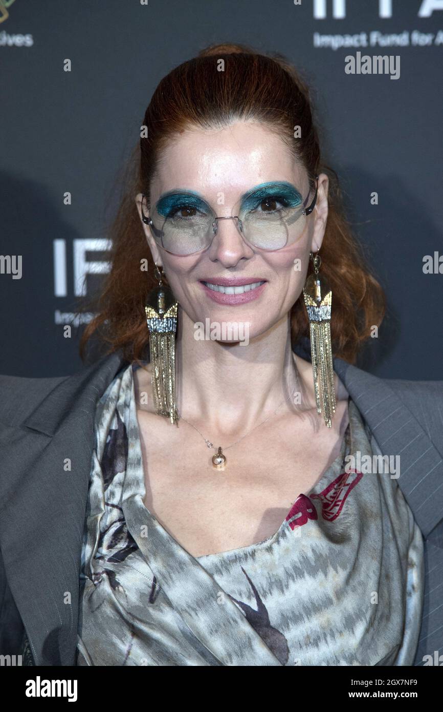 Alexandra Mas attending the IFAAC Party as part of Paris Fashion Week ...