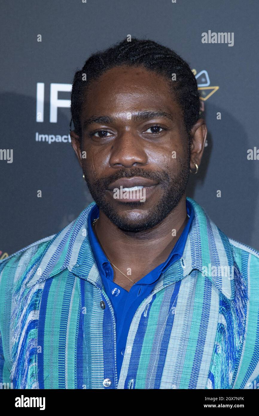 Kenneth Ize attending the IFAAC Party as part of Paris Fashion Week ...