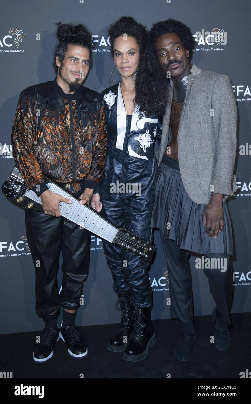 Leonine attending the IFAAC Party as part of Paris Fashion Week ...