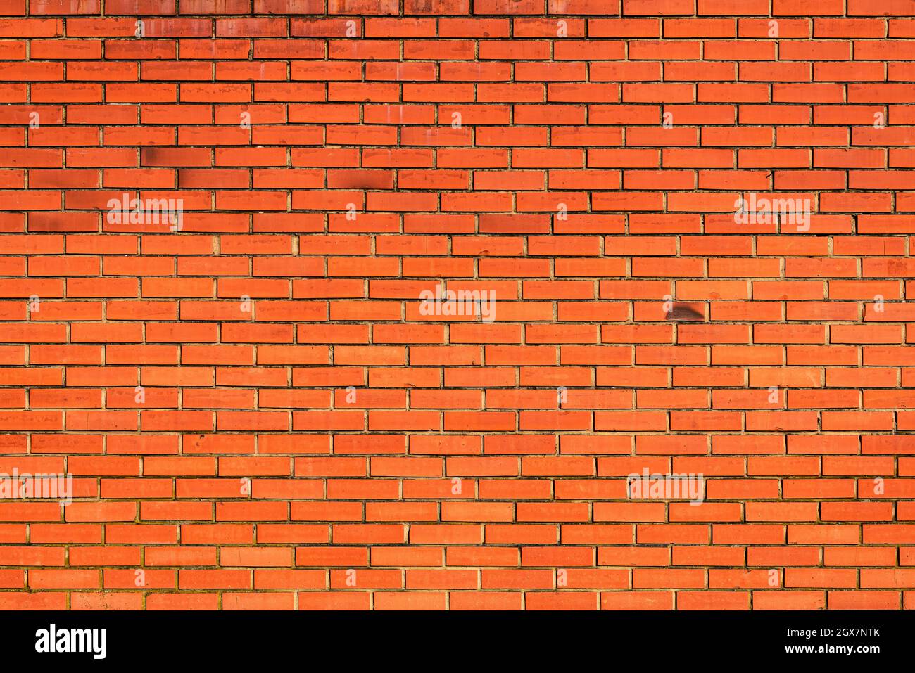 Rustic clay brick pattern of red brick wall as background Stock Photo ...