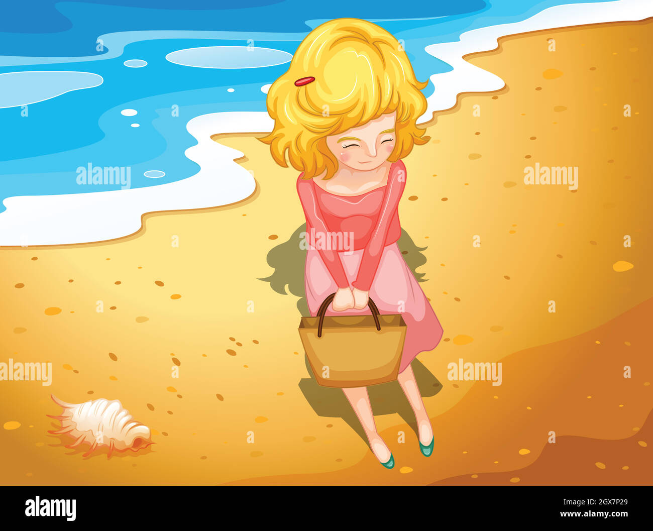 Lady of sea Stock Vector Images - Alamy