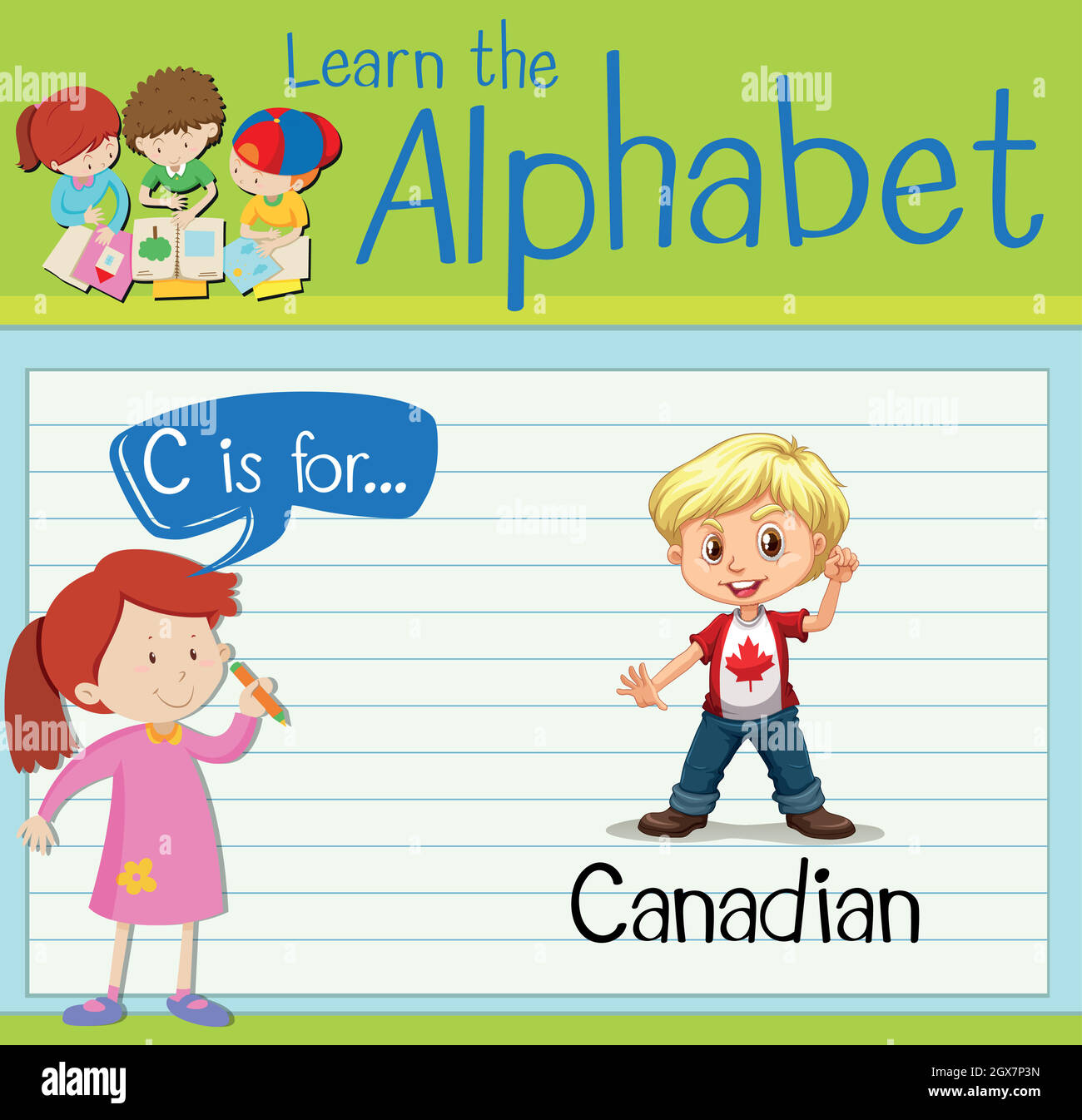 Flashcard letter C is for canadian Stock Vector Image & Art - Alamy