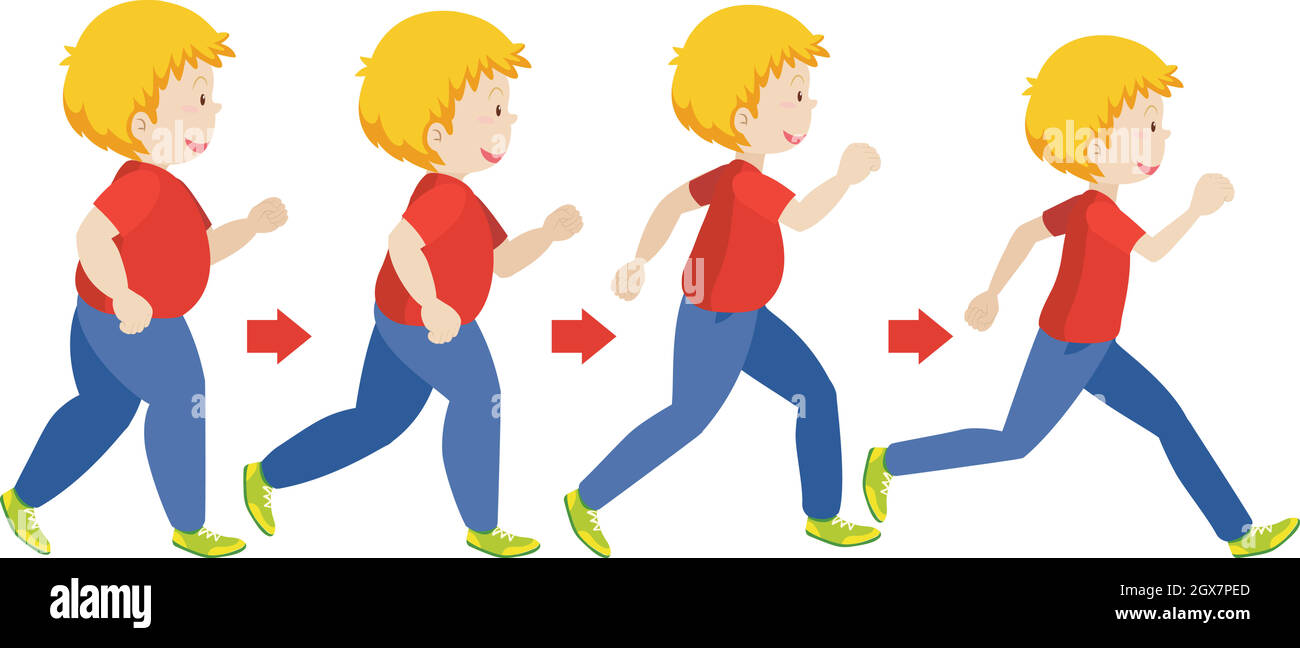 Body slim man Stock Vector Images - Alamy