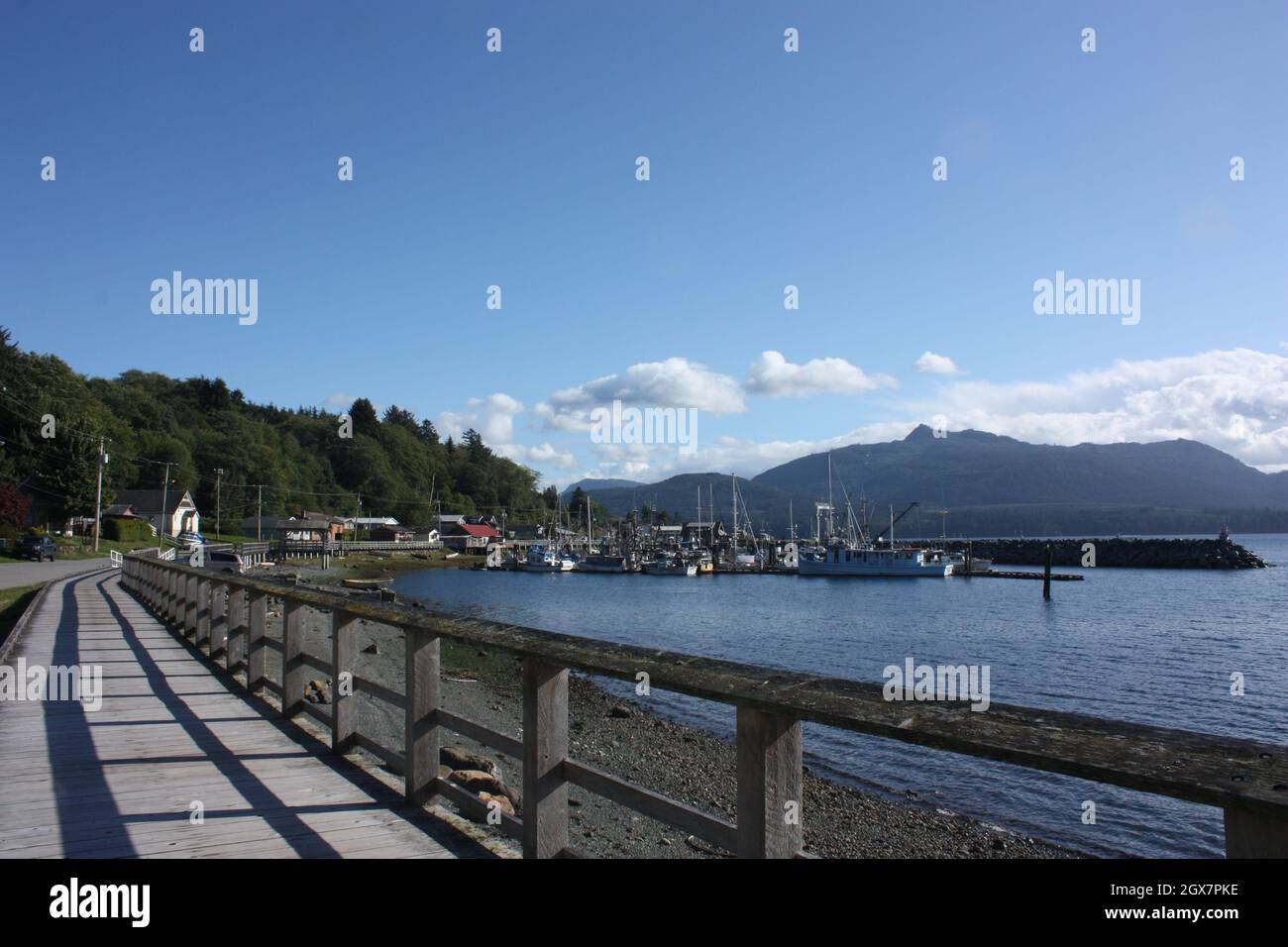 The boardwalk at Alert Bay, Cormorant Island, BC Stock Photo - Alamy