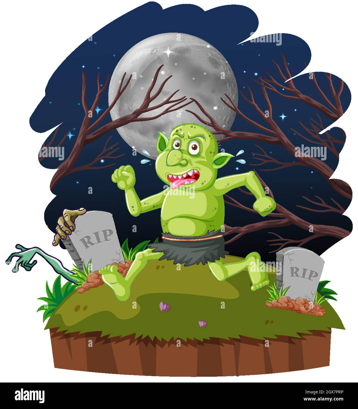 Cartoon troll hi-res stock photography and images - Alamy