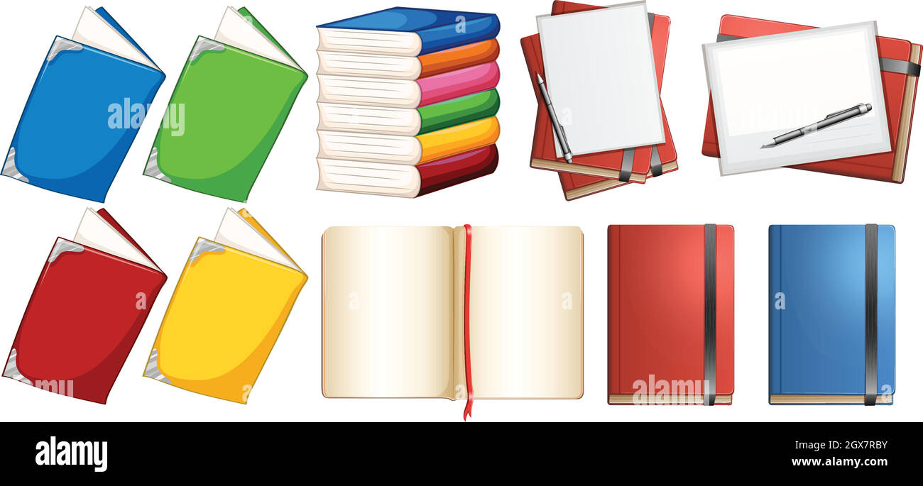 Book covers books Stock Vector Images - Alamy