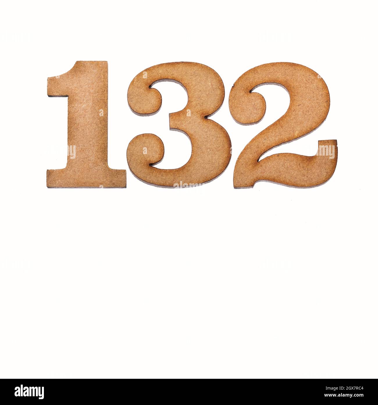 Number 132 in wood, isolated on white background Stock Photo - Alamy Number 132 in wood, isolated on white background Stock Photo - Alamy