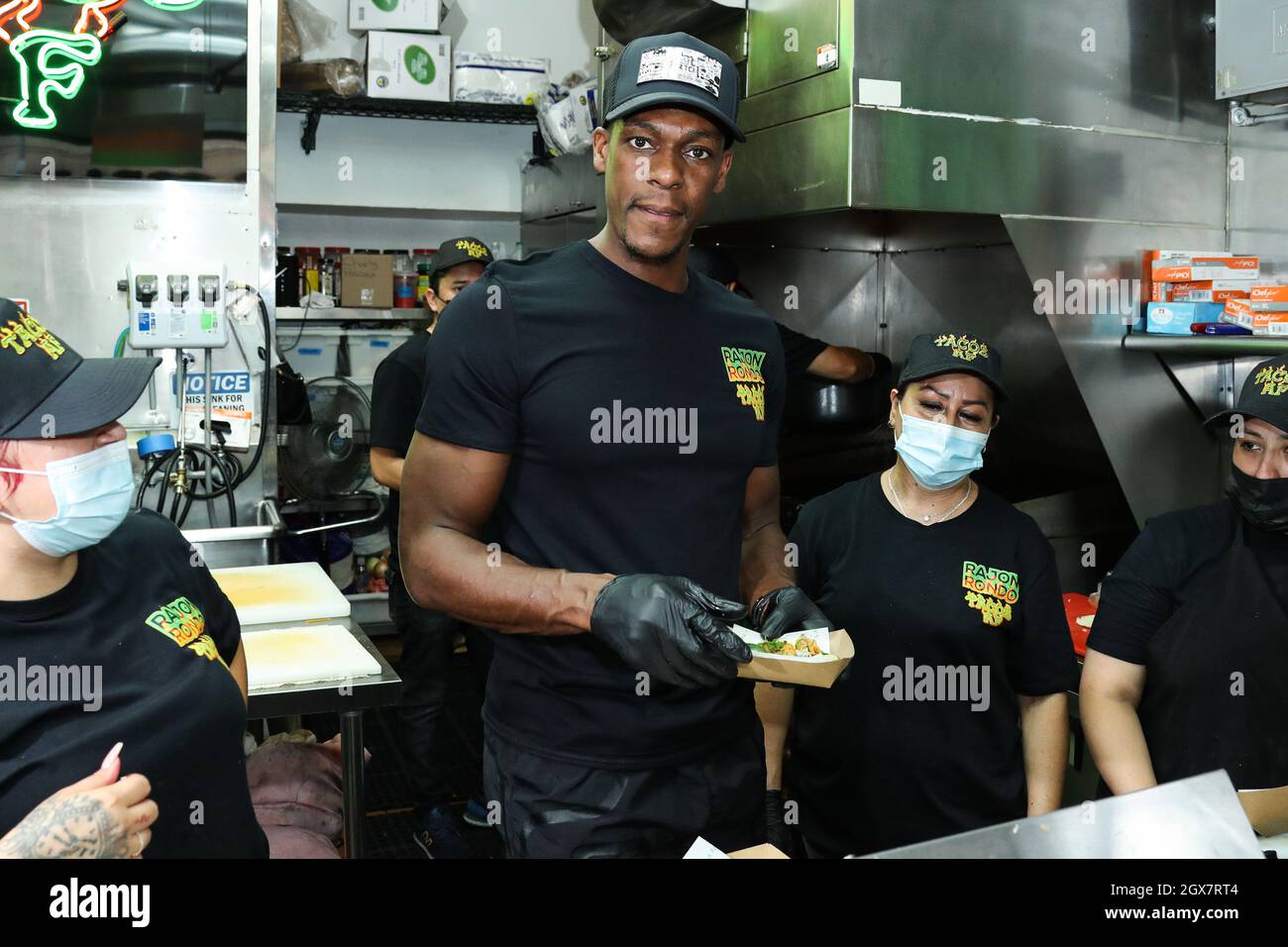 LOS ANGELES, CALIFORNIA, USA - OCTOBER 04: American professional ...