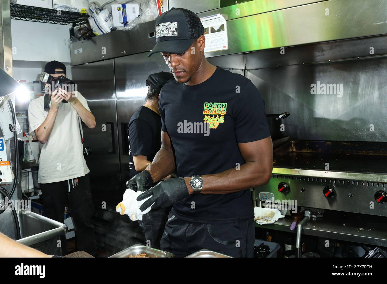 LOS ANGELES, CALIFORNIA, USA - OCTOBER 04: American professional ...