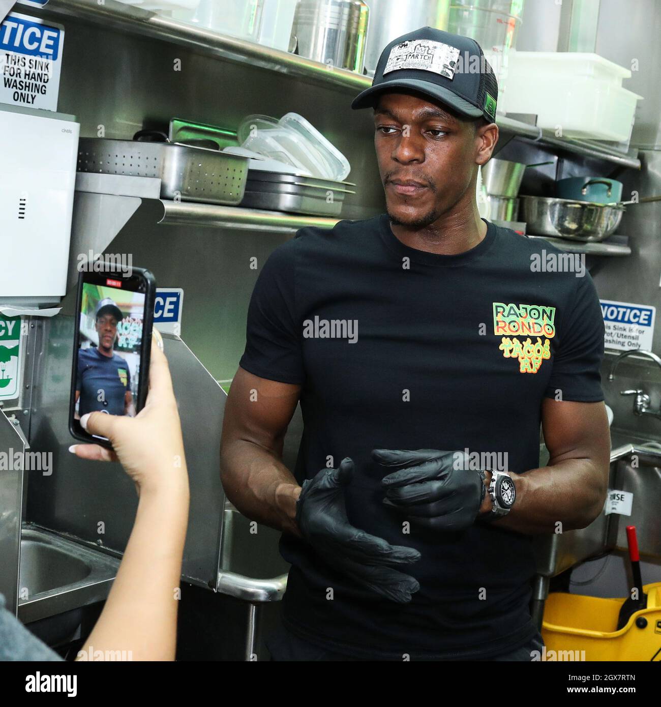 LOS ANGELES, CALIFORNIA, USA - OCTOBER 04: American professional ...