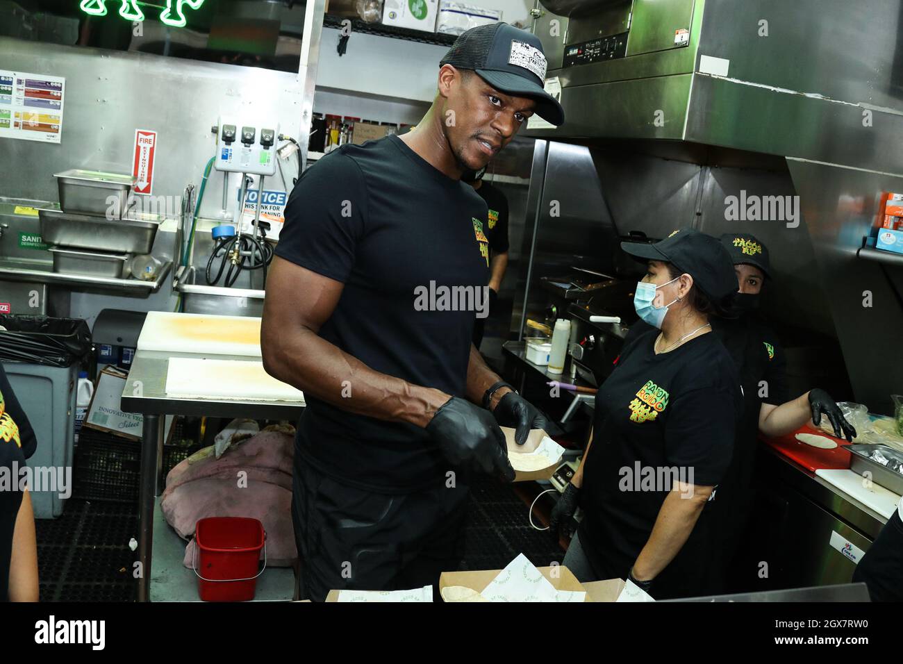 LOS ANGELES, CALIFORNIA, USA - OCTOBER 04: American professional ...