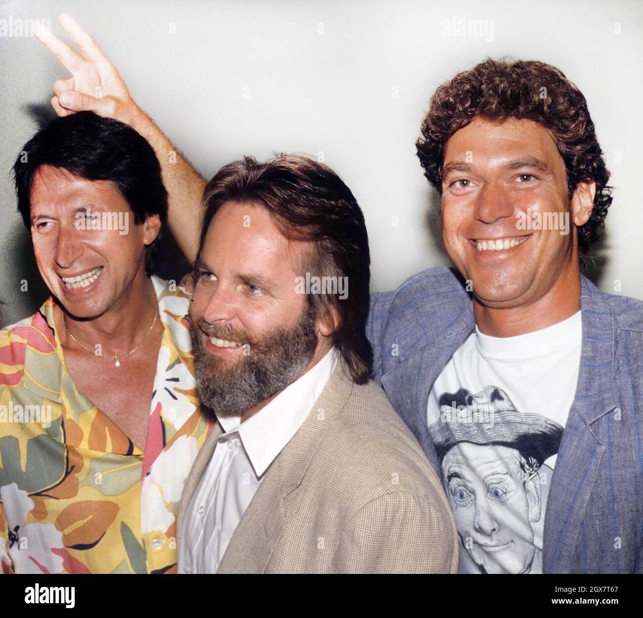 David Brenner Carl Wilson Joe Piscopo 1985 Photo by Adam Scull ...