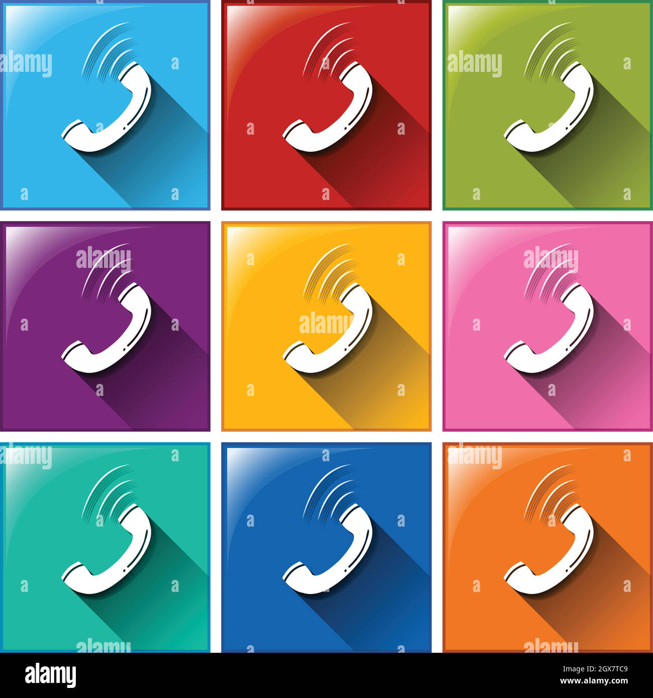 Telephone instrument Stock Vector Images - Alamy