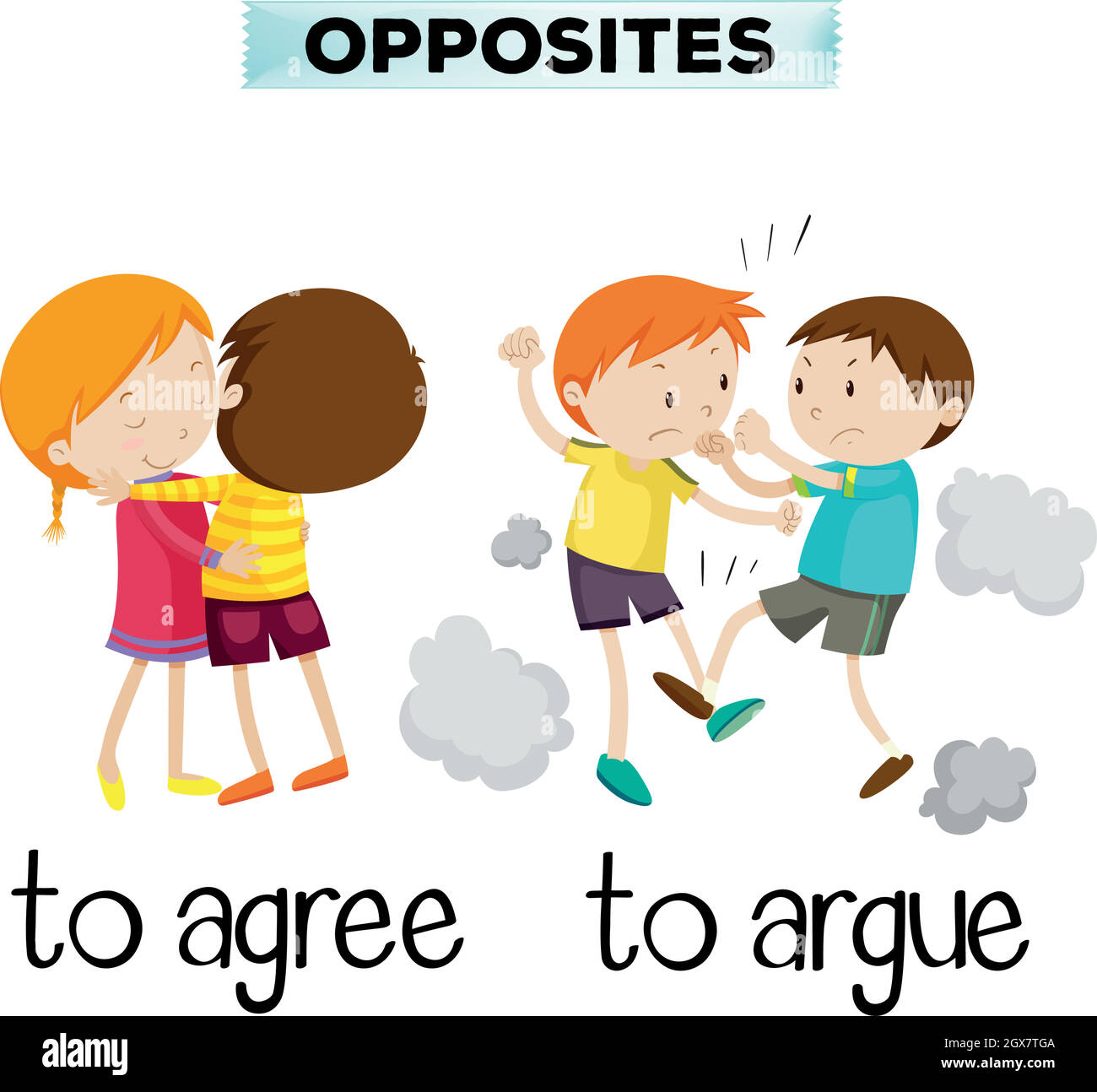 Make friends argue Stock Vector Images - Alamy