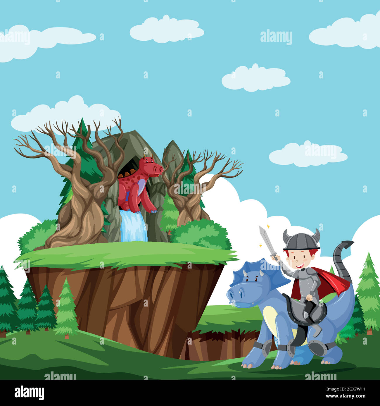 Male dragon Stock Vector Images - Alamy