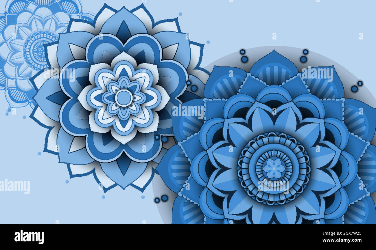 Beautiful colour mandala background Stock Vector Image & Art - Alamy