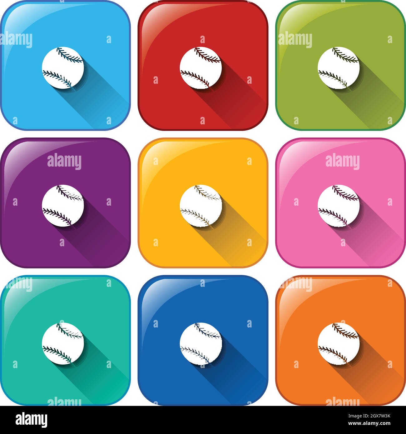 Buttons with balls Stock Vector Image & Art - Alamy