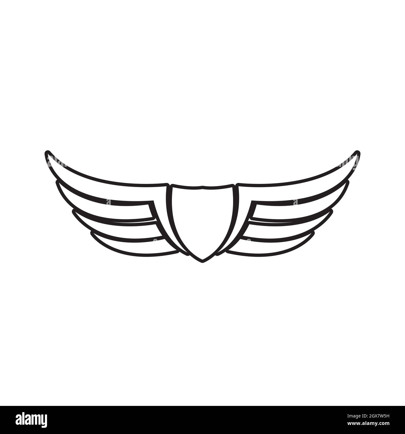 Falcon Wings Vector