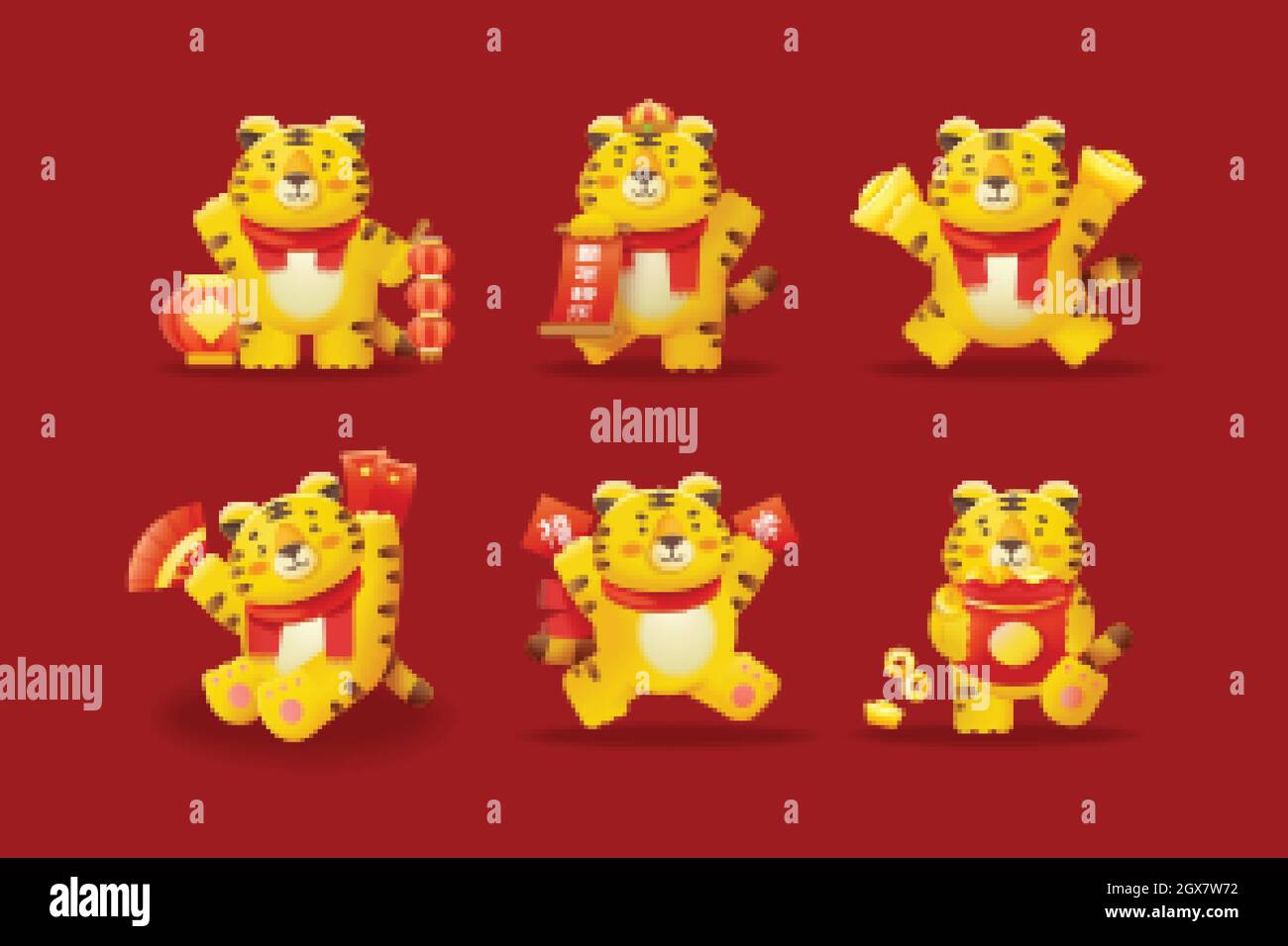 One tiger Stock Vector Images - Alamy