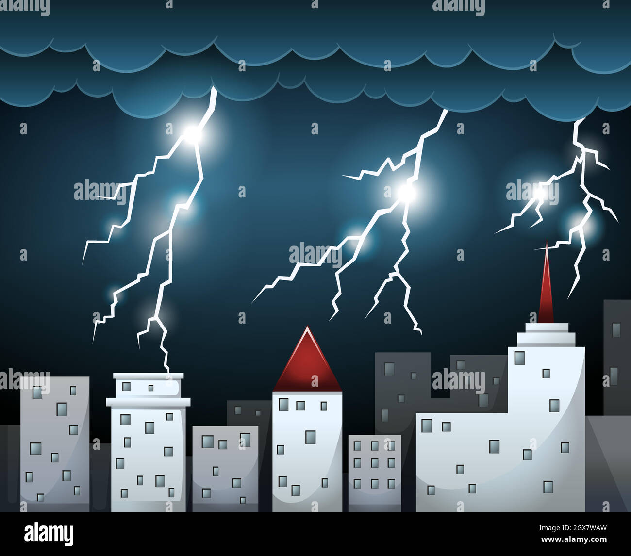 Lightning Storm Clipart