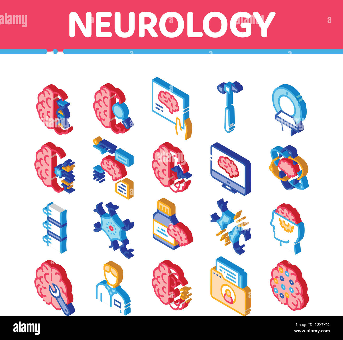 Neurology symbol hi-res stock photography and images - Alamy
