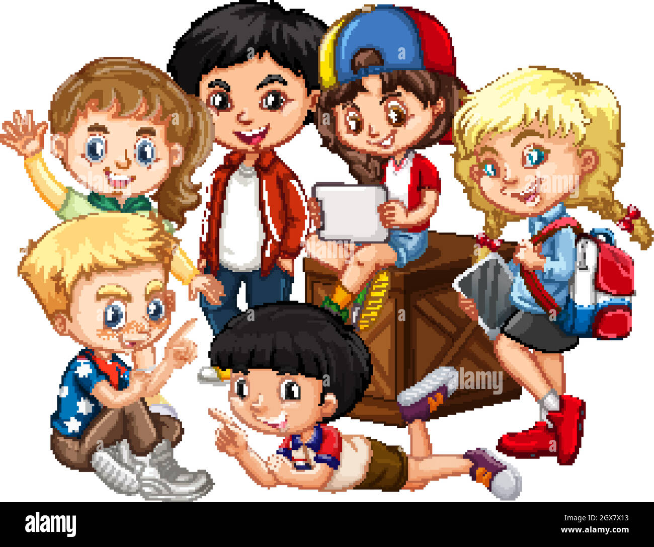 Animated Boy And Girl Together