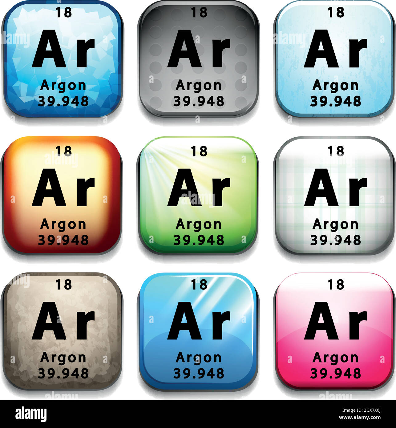Argon atom hi-res stock photography and images - Alamy