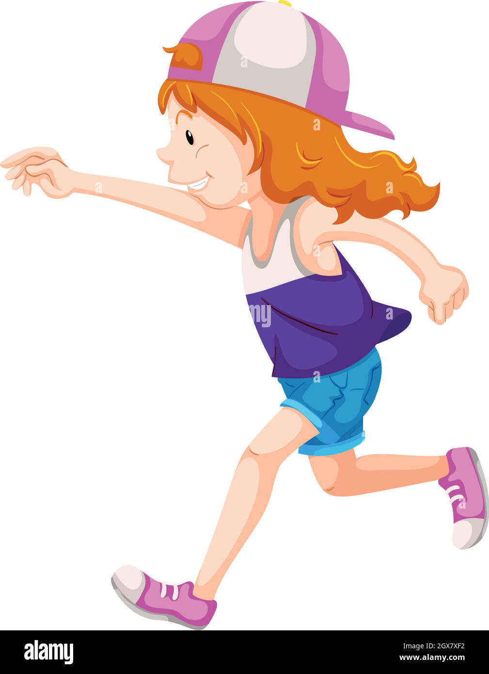 Kid with cap Stock Vector Images - Alamy