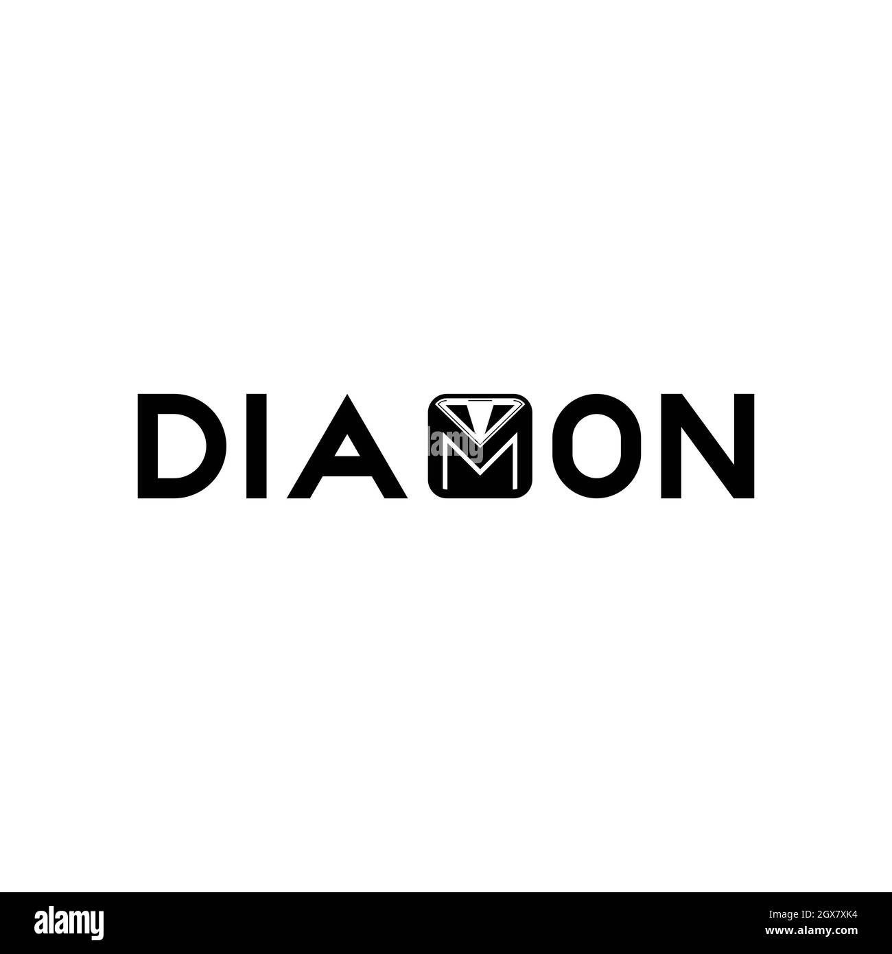 Diamond logo vector hi-res stock photography and images - Alamy