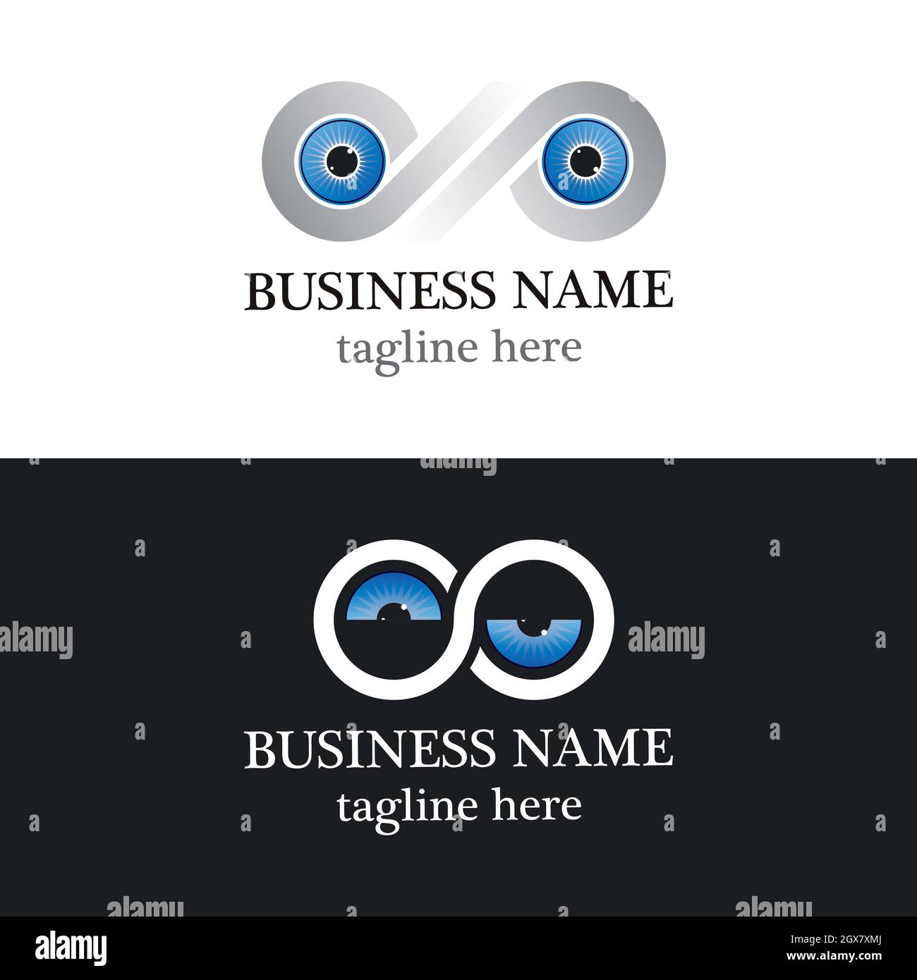 Infinity eye logo hi-res stock photography and images - Alamy