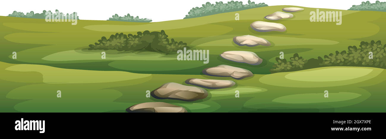 A nature scene template Stock Vector Image & Art - Alamy