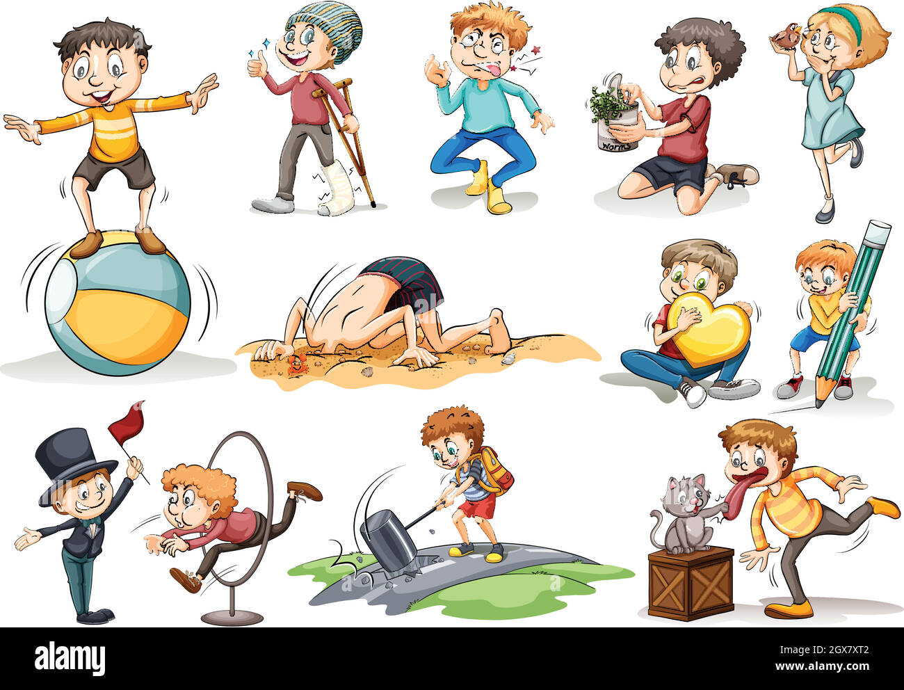 People doing different activities Stock Vector Image & Art - Alamy