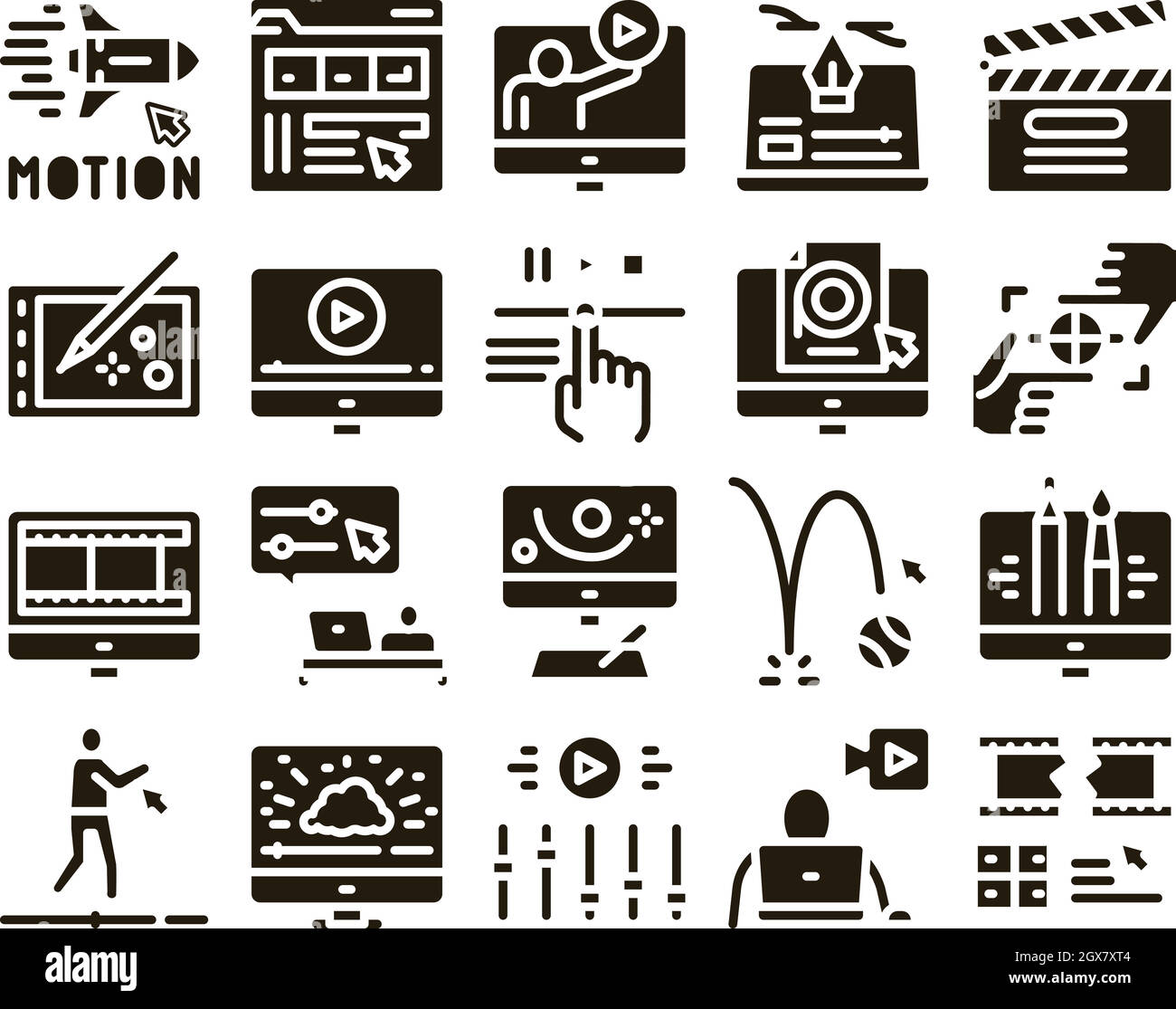 Film editing studio hi-res stock photography and images - Alamy